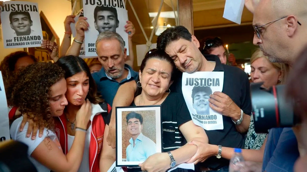 «Solo tengo tristeza en el alma», dijo la mamá de Fernando Báez Sosa ...