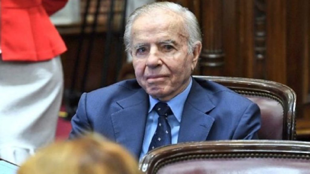 Menem “evoluciona bien” del cuadro de neumonía y saldría de terapia ...